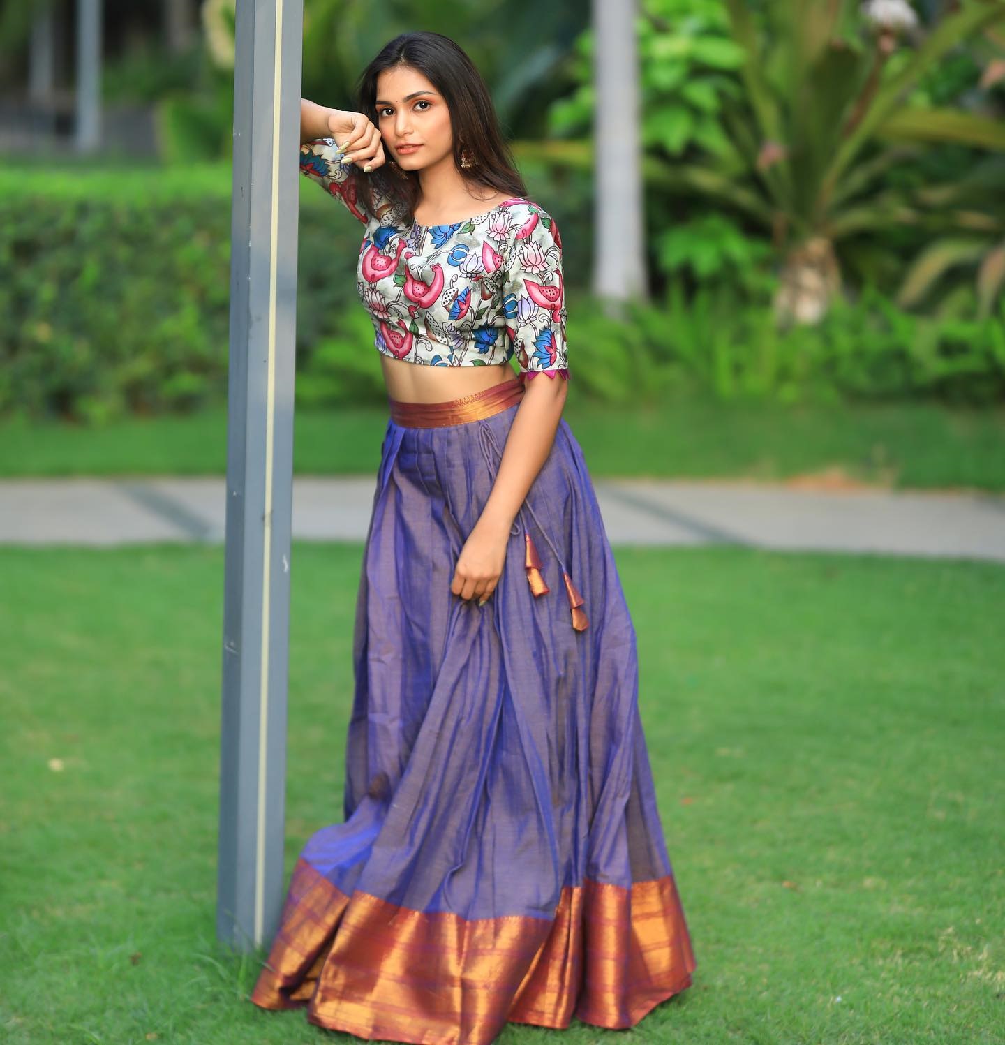 Harika Balla beauty in flora top look - JSWTV.TV