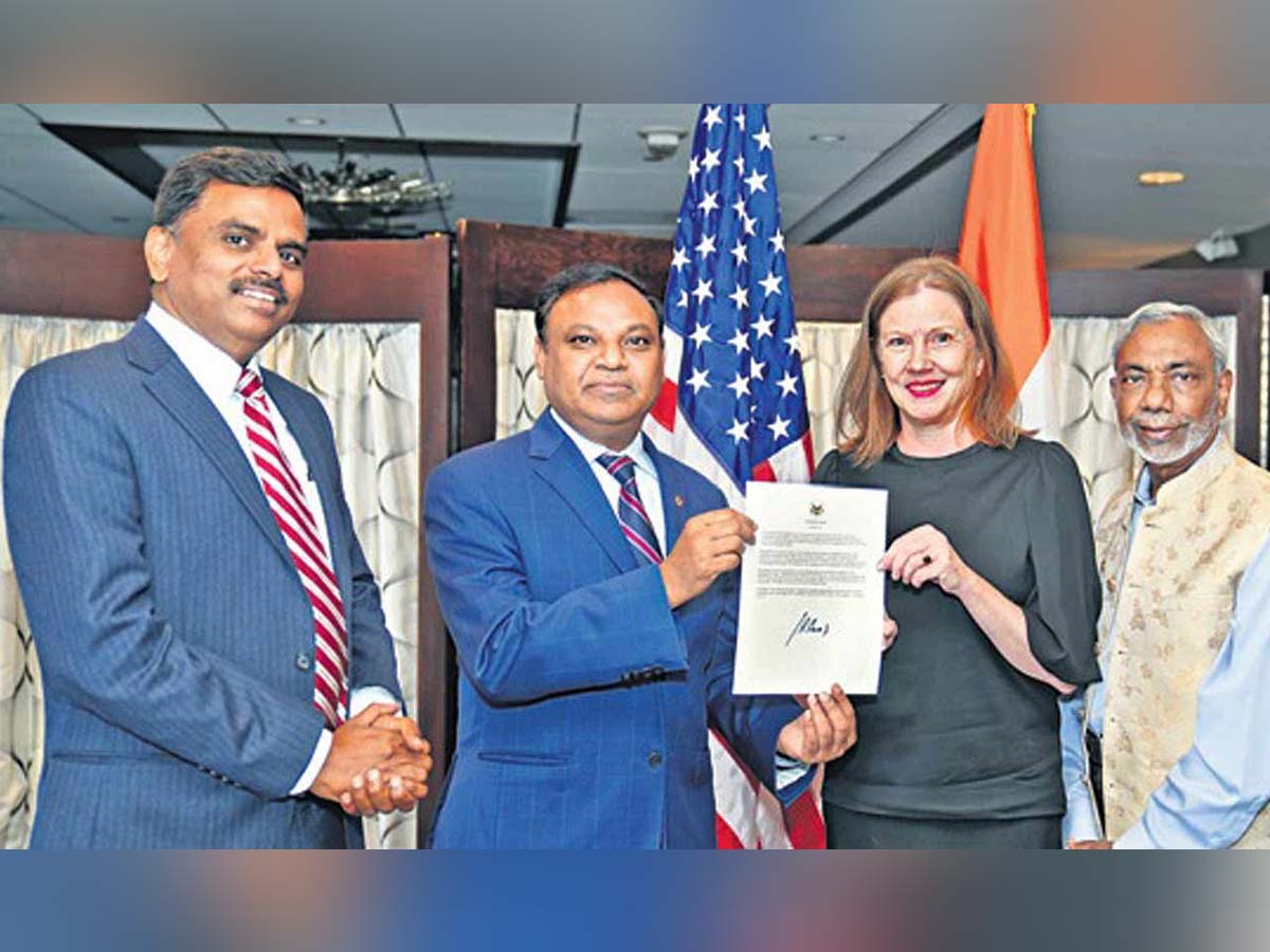 DC NRIs honor the next Consul General of Hyderabad American Consulate ...