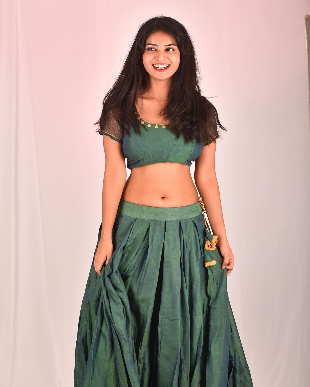 Ananya Nagalla chic glam show in green side - JSWTV.TV